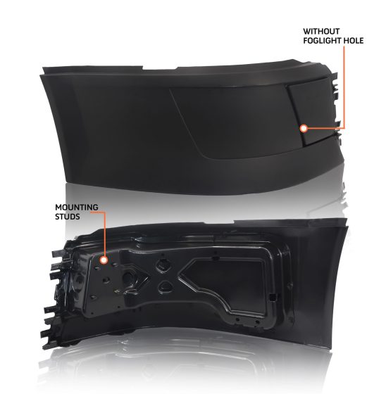 Passenger Side Bumper Without Fog Light Hole for Volvo VNL