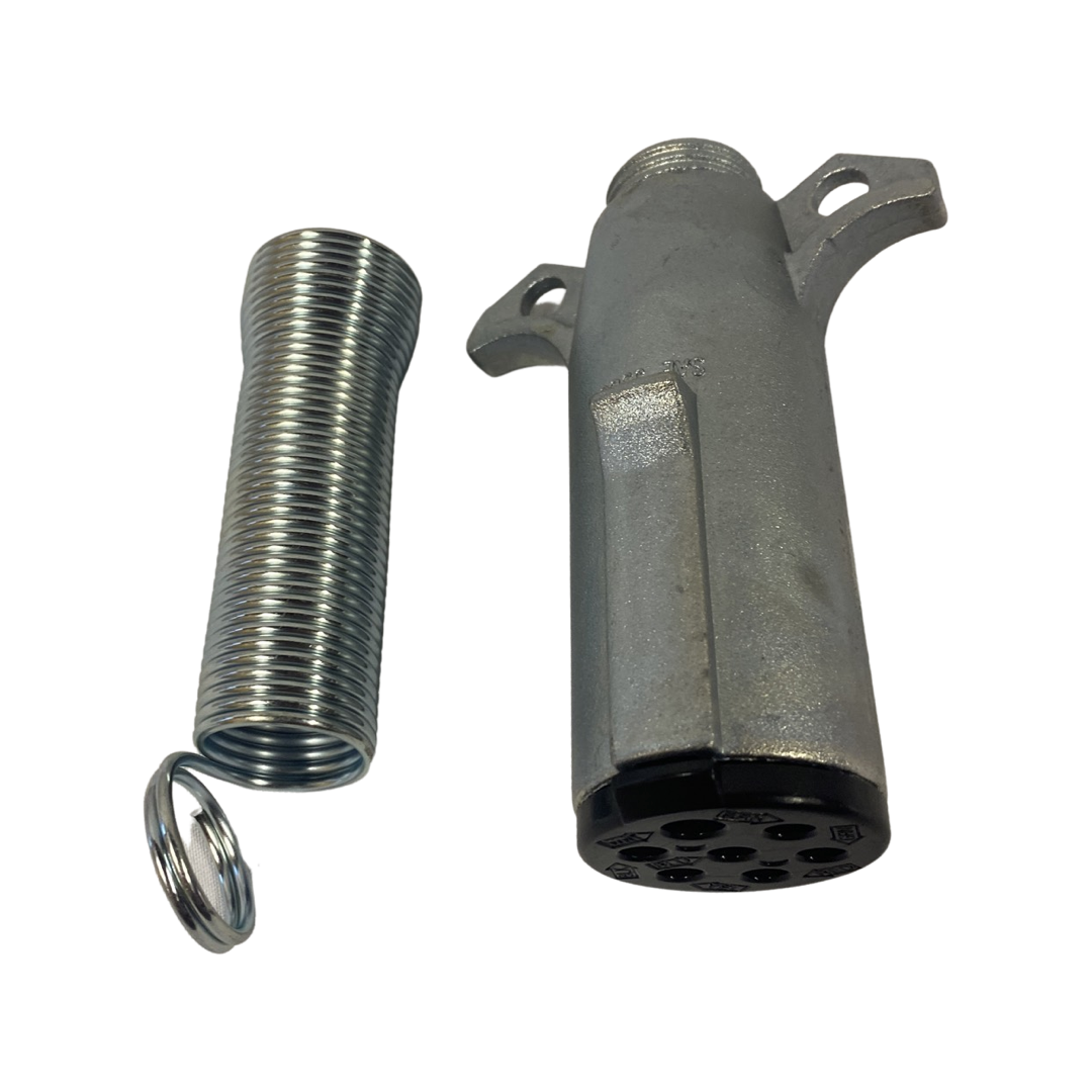 7-Way Electrical Plug with Spring Guard Parts for Heavy Trucks